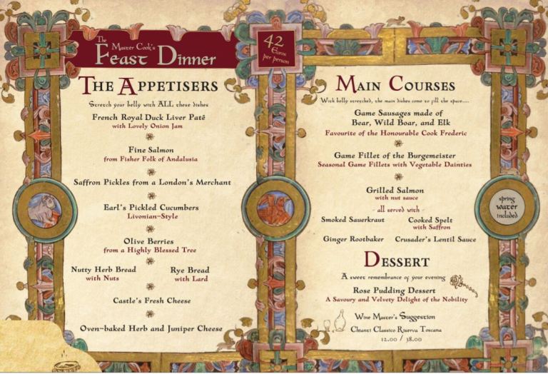 A Medieval Feast at Olde Hansa | Browsing The Atlas